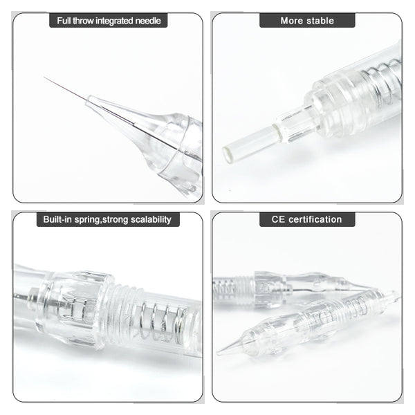 1R Stainless Steel Tip BMX Screw SMP Permanent Makeup Cartridge Needle ...