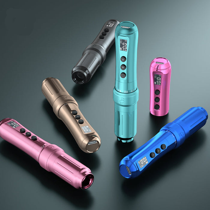 Wireless Tattoo Machine Pen | 6 Stroke Options, All-Day Comfort