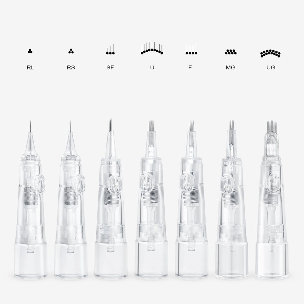 SF Slop Flat PMU Needles | Biomaser Permanent Makeup Cartridges